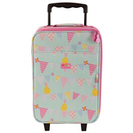 Penny Scallan Pineapple Bunting Wheelie Bag Suitcase